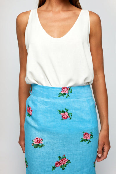 Scoop Tank | Pencil Skirt – S/W/F Boutique - International